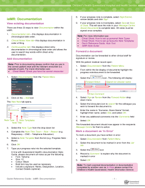 Fillable Online ieMR: Documentation Fax Email Print - pdfFiller