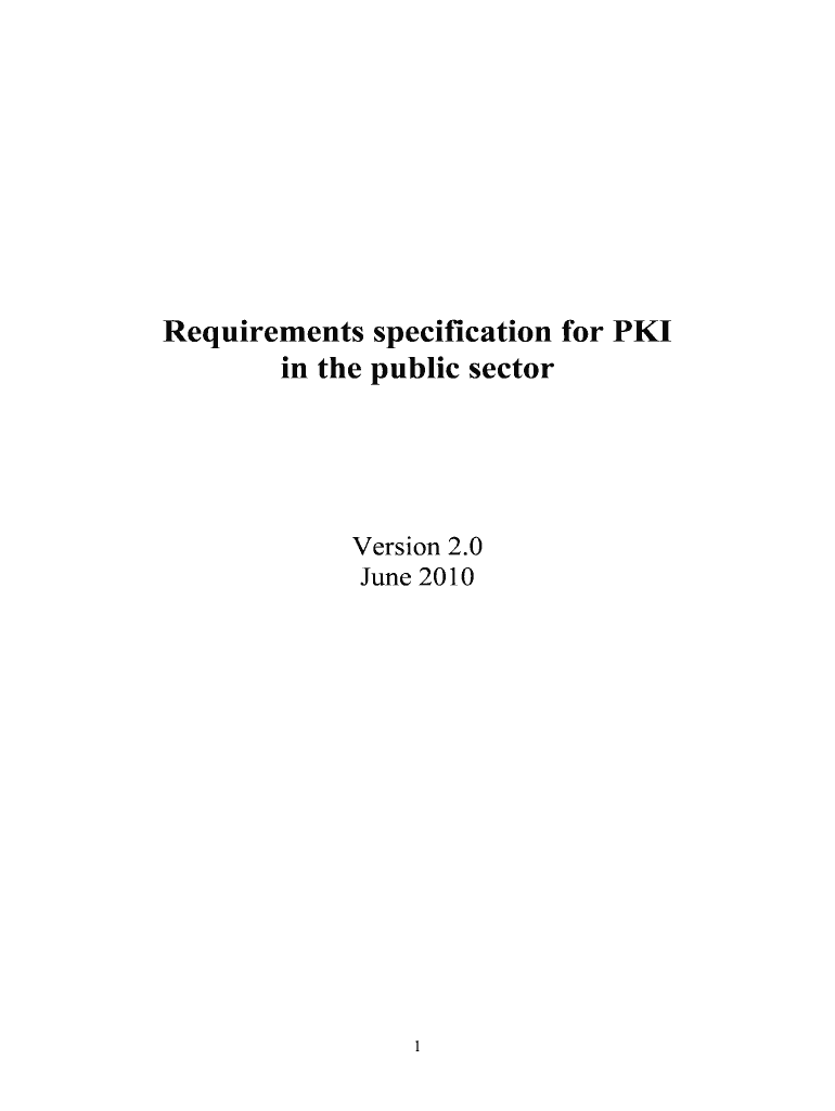 Fillable Online Requirements specification for PKI Fax Email Print ...