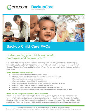 Fillable Online Understanding your child care benefit: Fax Email Print ...