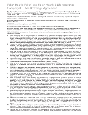 Fillable Online Fallon Health (Fallon) and Fallon Health & Life ...