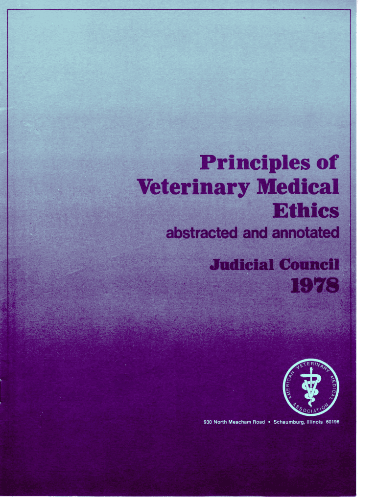 Fillable Online VETERINARY MEDICAL ETHICS Fax Email Print - pdfFiller