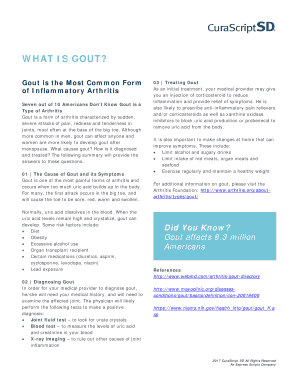 Fillable Online Gout is the Most Common Form Fax Email Print - pdfFiller