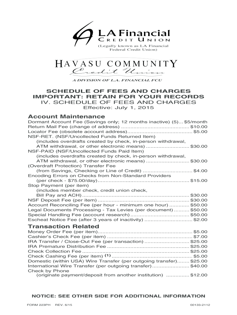 Fillable Online (Legally known as LA Financial Fax Email Print - pdfFiller