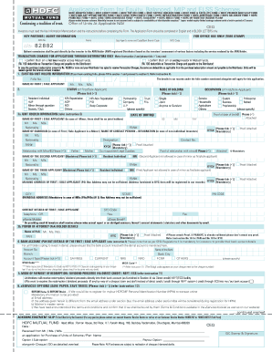 Fillable Online Form for Equity, Balanced, MIP and ELSS Schemes Fax Email Print - pdfFiller