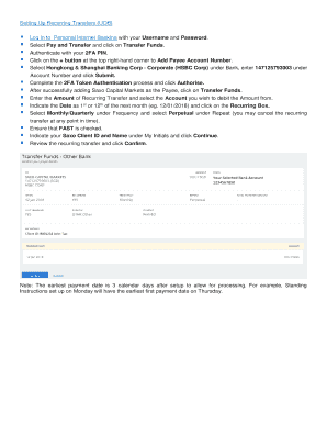 Fillable Online Setting Up Recurring Transfers (UOB) Fax Email Print - pdfFiller