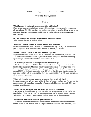 Ups 710 Contract Pdf - Fill Online, Printable, Fillable, Blank | pdfFiller