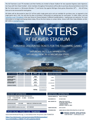 Fillable Online This fall Teamsters Local 776 members and their ...