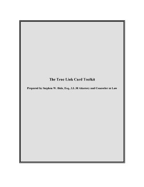 Fillable Online The True Link Card Toolkit Fax Email Print - pdfFiller
