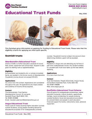 Fillable Online Educational Trust Funds Fax Email Print - pdfFiller