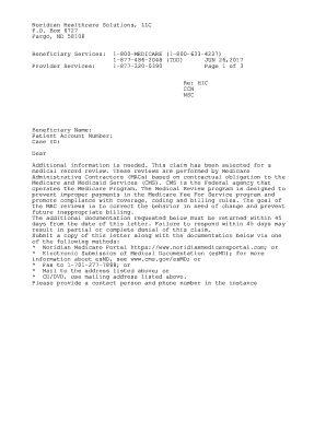 Fillable Online Noridian Healthcare Solutions, LLC Fax Email Print ...