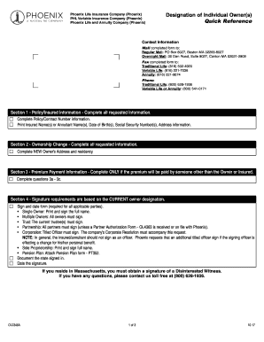 Fillable Online Phoenix Life and Annuity Company (Phoenix) Fax Email ...