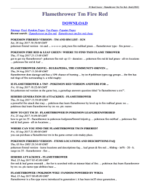 Fillable Online #1 Book Source : Flamethrower Tm Fire Red - Book PDF ...