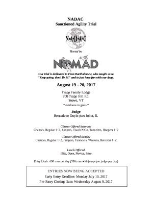 Our trial is dedicated to Fran Bartholomew, who taught us to Doc ...