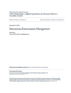 Fillable Online Intravenous Extravasation Management Fax Email Print ...