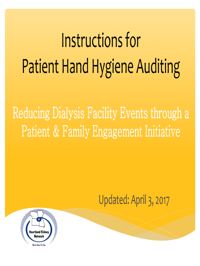 Fillable Online Patient Hand Hygiene Auditing Fax Email Print - pdfFiller
