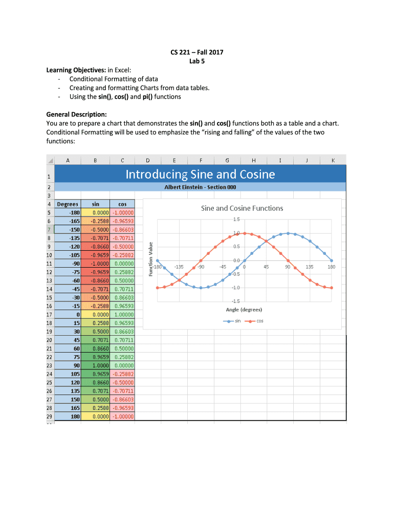 Fillable Online Learning Objectives: in Excel: Fax Email Print - pdfFiller