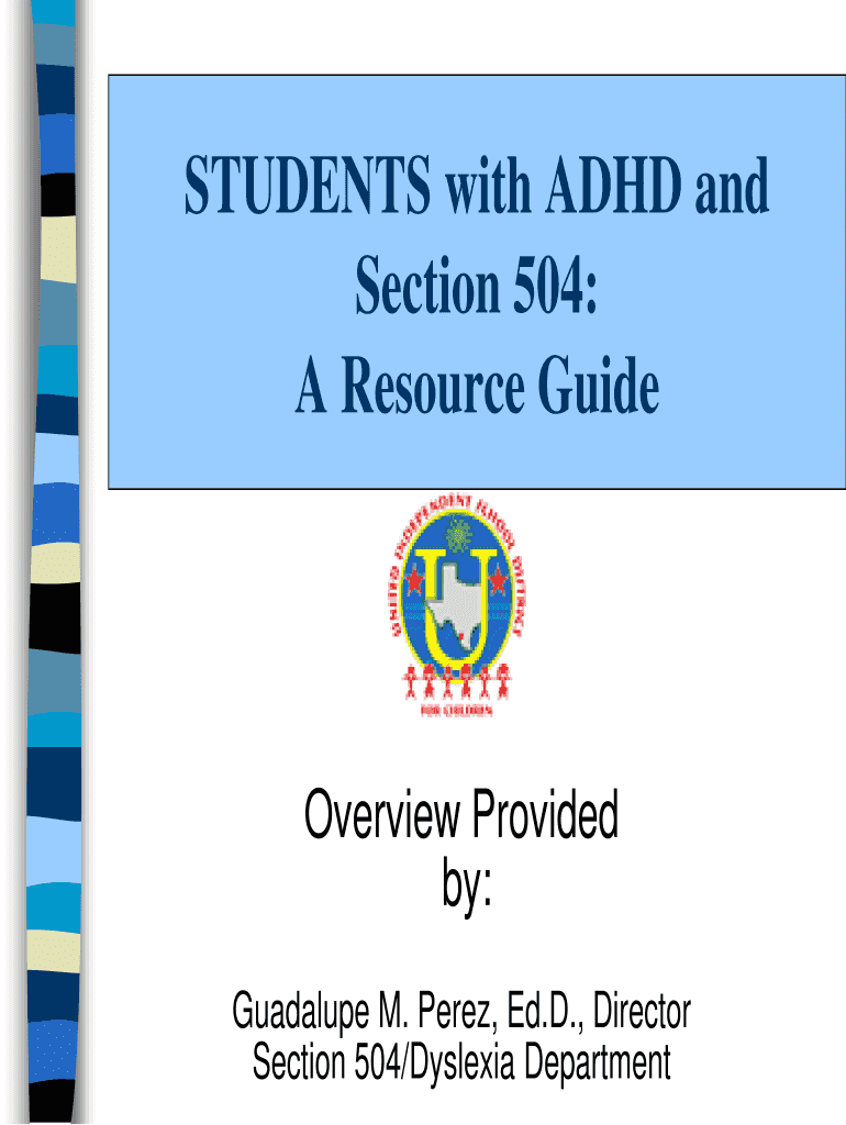 Fillable Online STUDENTS with ADHD and Fax Email Print - pdfFiller