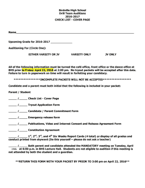 Fillable Online CHECK LIST - COVER PAGE Fax Email Print - pdfFiller