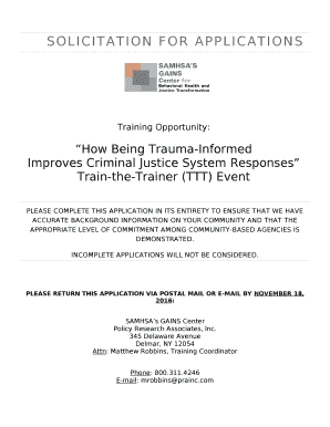 Training Opportunity: Doc Template | pdfFiller