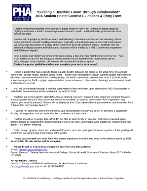 Design a poster that has a specific focus in public health; following ...