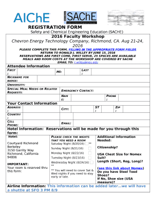 Safety and Chemical Engineering Education (SACHE) Doc Template | pdfFiller
