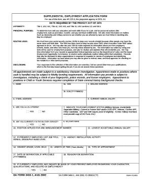 For use of this , see AR 215-3; the proponent agency is DCS, G1 Doc ...