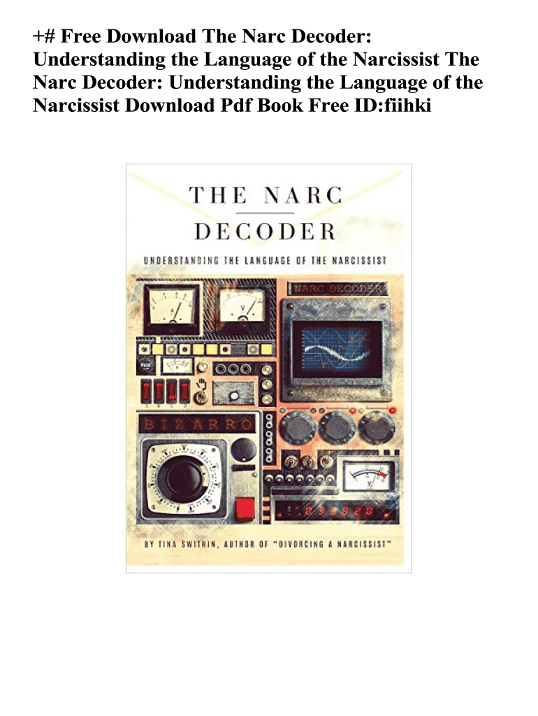 Fillable Online the narc decoder Fax Email Print - pdfFiller