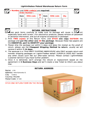 lightinthebox kontakt Doc Template | pdfFiller
