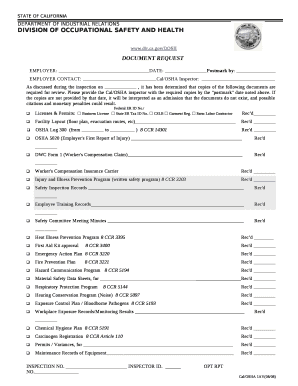 gov/DOSH - m 99calor Doc Template | pdfFiller