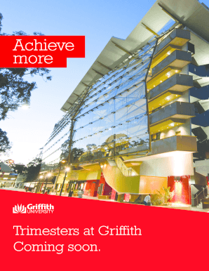 Fillable Online Trimesters at Griffith Fax Email Print - pdfFiller