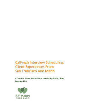 Fillable Online CalFresh Interview Scheduling: Fax Email Print - pdfFiller