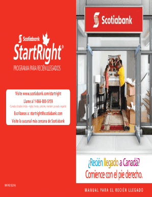 Start Right Program Scotiabank - Fill Online, Printable, Fillable ...