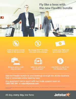 Fillable Online Fly like a boss with Fax Email Print - pdfFiller