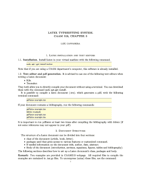 Fillable Online LATEX TYPESETTING SYSTEM Fax Email Print - pdfFiller