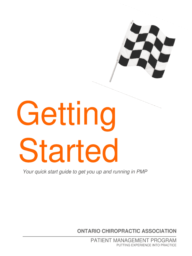 Fillable Online Your quick start guide to get you up and running in PMP Fax Email Print - pdfFiller