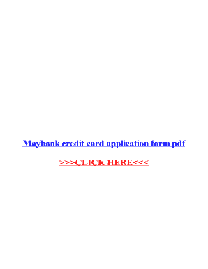 Fillable Online Maybank credit card application form pdf Fax Email ...
