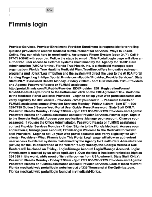 Fillable Online Flmmis login Fax Email Print - pdfFiller