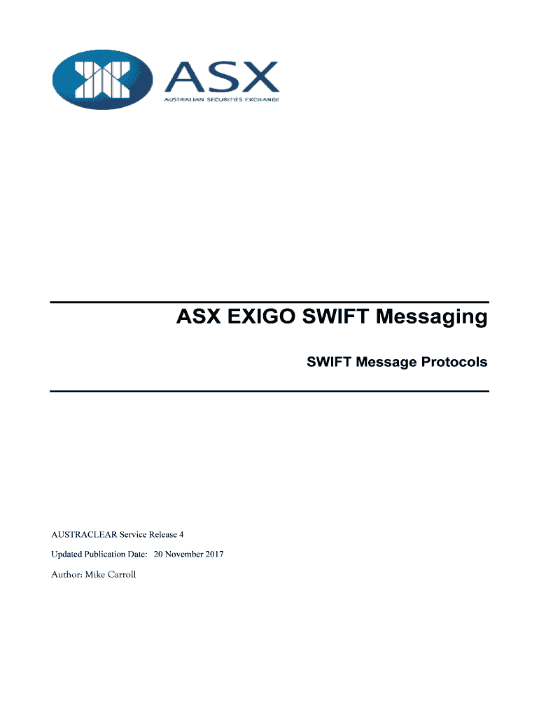 Fillable Online SWIFT Message Protocols Fax Email Print - pdfFiller