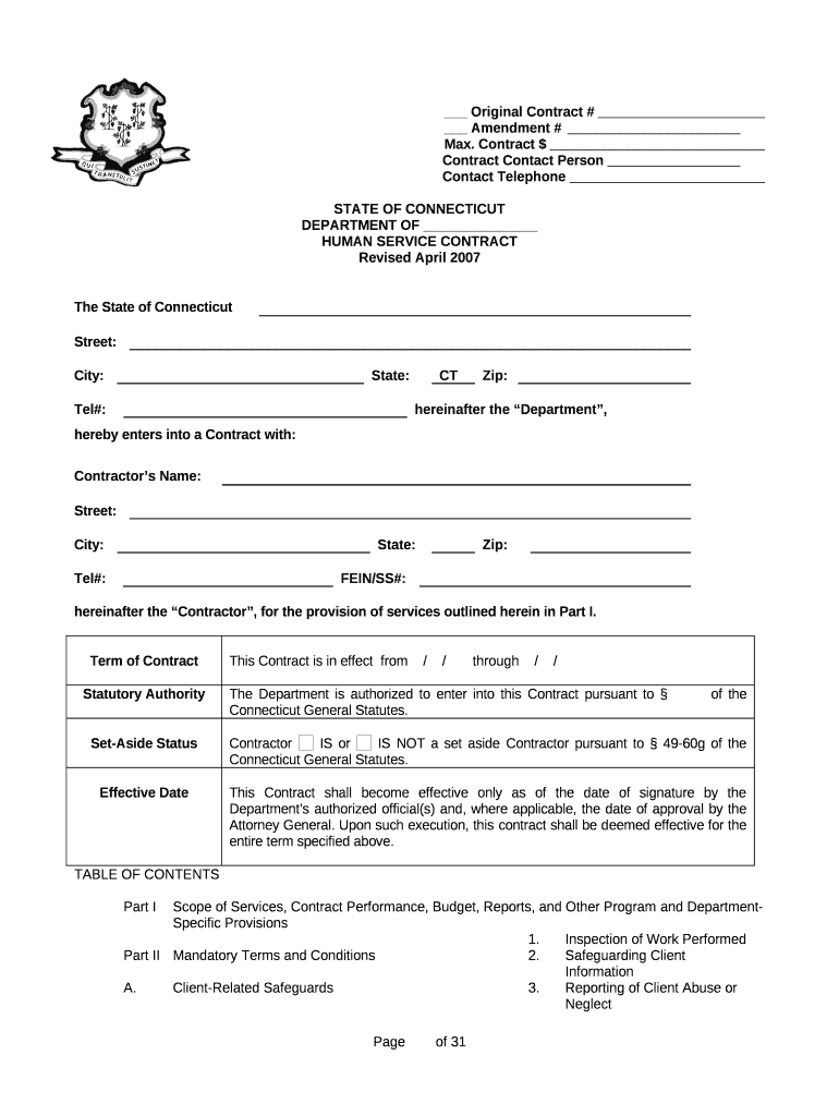 Original Contract Original Contract # Doc Template | pdfFiller