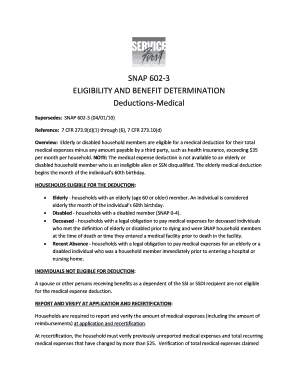 Fillable Online SNAP 602-3 Fax Email Print - pdfFiller