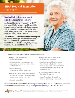 Fillable Online SNAP Medical Exemption Fax Email Print - pdfFiller
