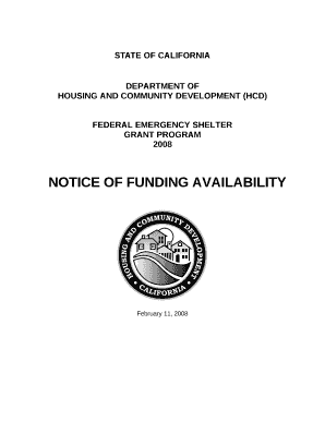 HOUSING AND COMMUNITY DEVELOPMENT (HCD) - hcd ca Doc Template | pdfFiller