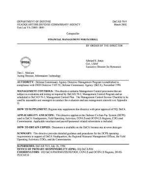 Commissary Headquarters - Fill Online, Printable, Fillable, Blank ...