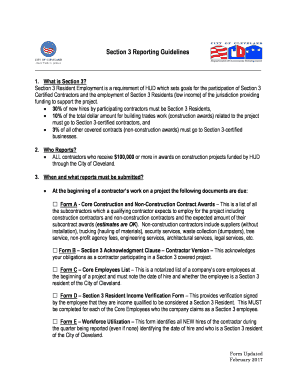 Fillable Online Section 3 Resident Employment is a requirement of HUD ...