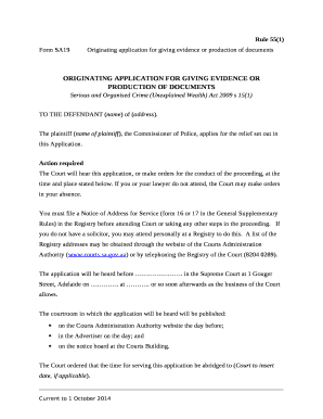 Rule 55(1) Doc Template | pdfFiller