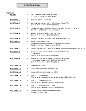 CV,Forward from Carol Rushton, Doc Template | pdfFiller