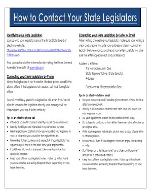 Fillable Online Identifying your State Legislators Fax Email Print ...