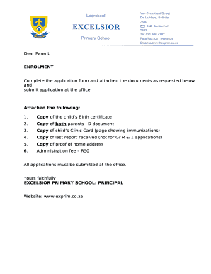 Complete the application and attached the documents as requested below ...