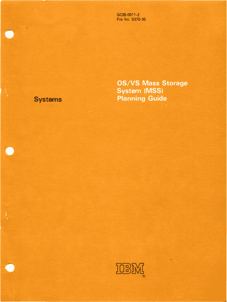 Fillable Online OS/VS Mass Storage Fax Email Print - pdfFiller