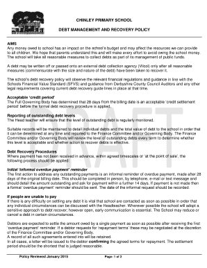 Fillable Online CHINLEY PRIMARY SCHOOL Fax Email Print - pdfFiller